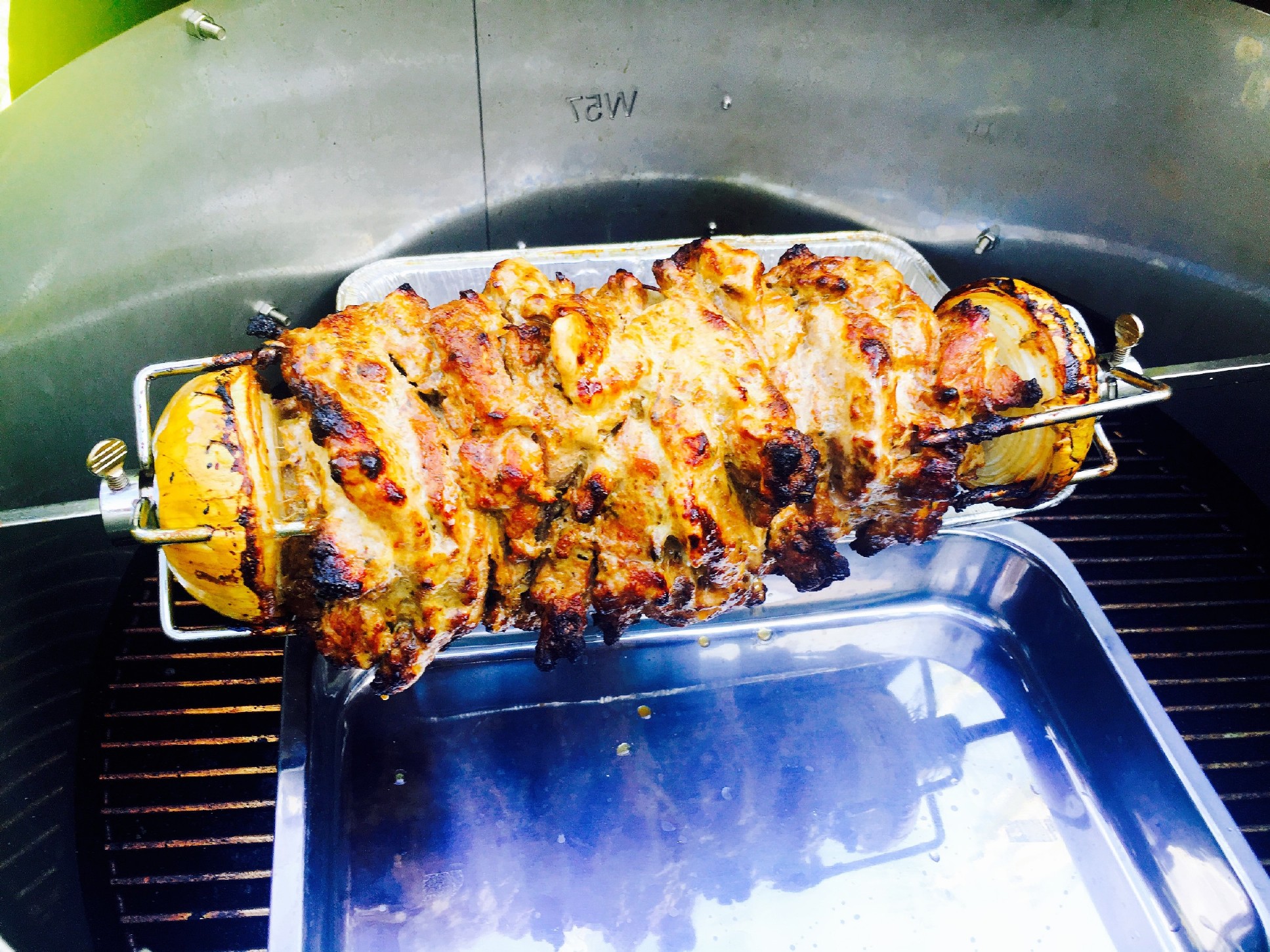 Gyros am Spieß vom Grill - Männersteak